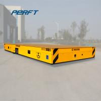 China Trackless Transfer Bogie Steerable Molten Metal Transfer Cart On Cement for sale
