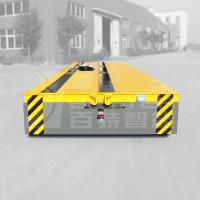 China Motorized Transfer Trolley Motorized Slab Transfer Carts With Lifting Table for sale