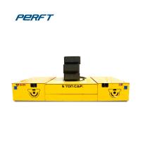China Electric Battery Powered Motorized Transfer Trolley With Lifting Table For Coils for sale