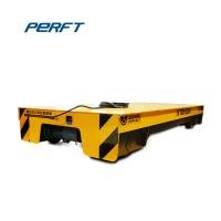 China Electric Heavy Duty Machine Steerable Trolley Rail Transfer Cart 20t for sale