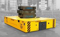 China Steel Mill Die Transfer Cart Electric Trackless Transfer Trailer On Cement Floor for sale