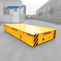 China High Temperature Iron Ladle Free Turning Motorized Trackless Die Transfer Vehicle for sale