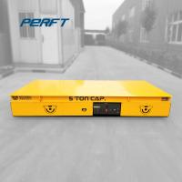 China High Temperature Iron Ladle Free Turning Motorized Trackless Die Transfer Vehicle for sale