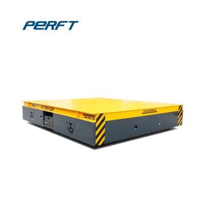China Raw Material Transfer Platform Electric Flat Car For Rebar Transportation for sale