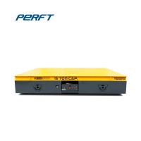 China Raw Material Transfer Platform Electric Flat Car For Rebar Transportation for sale