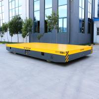 China Steel Mill Die Motorized Flat Cart for Bay to Bay Die Transport Cart on Cement Floor for sale