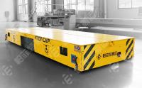China Yellow Heavy Duty Pipe Handling Wagon Electric Transfer Trolley for sale