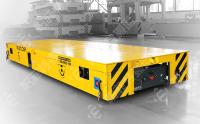 China Yellow Heavy Duty Pipe Handling Wagon Electric Transfer Trolley for sale