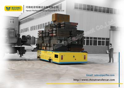 China Heavy Cargoes Handling Electric Trackless Transfer Cart Customization for sale