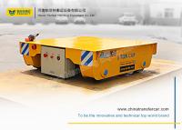 China 100T electric powered indoor steel coil transfer car by remote control with Design Drawing for sale