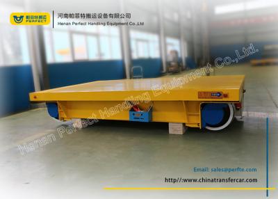 China Electric Cable Reel Powered 30m/Min Rail Transfer Car With Remote Control for sale