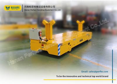 China Anti - Explosion Electric Transfer Cart / Self Propelled Trolley Heat Resistant for sale