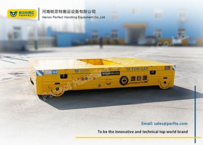 China Motorized Transfer Trolley Steel Transport Carriage Machine Handling Steerable Bogie for sale