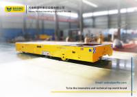 China Motorized Rail Cart / Die Transfer Car Electric Magnetic Brake For Shipbuilding for sale