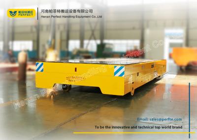 China Motorized Rail Cart / Die Transfer Car Electric Magnetic Brake For Shipbuilding for sale