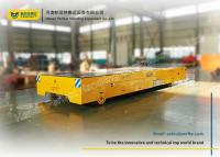 China Motorized Rail Cart / Die Transfer Car Electric Magnetic Brake For Shipbuilding for sale