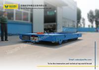 China Heavy Material Industrial Motorized Carts / Battery Transfer Cart Emergency Stop Buttons for sale