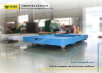 China Heavy Material Industrial Motorized Carts / Battery Transfer Cart Emergency Stop Buttons for sale