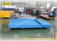 China Heavy Material Industrial Motorized Carts / Battery Transfer Cart Emergency Stop Buttons for sale