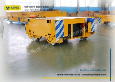China Heavy Duty Motorized Transfer Trolley Heat - Resistant For Chemical Industry for sale