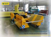 China Rail Moving Coil Transfer Trolley / Battery Powered Cart For Chemical Plant for sale