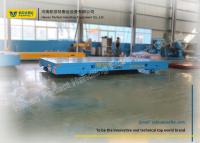 China 20 Ton Industrial Transfer Trolley Heavy Cargo Rail Flat Cart Work With Crane for sale