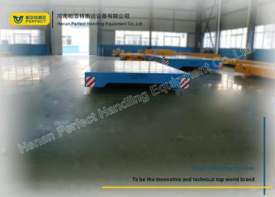 China 20 Ton Industrial Transfer Trolley Heavy Cargo Rail Flat Cart Work With Crane for sale