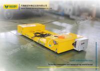 China Dragging Cable Powered Material Transfer Cart For Rail Steel Metal Transporter for sale