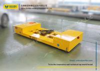 China Dragging Cable Powered Material Transfer Cart For Rail Steel Metal Transporter for sale