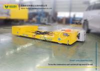 China Dragging Cable Powered Material Transfer Cart For Rail Steel Metal Transporter for sale