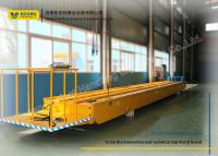 China Electric Battery Transfer Cart Rail Transfer Trolley Large Table Size for sale