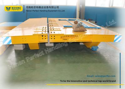 China Detachable Steel Electric Heavy Duty Plant Trailer / Rail Transfer Trolley for sale