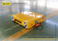 China Heavy Duty Material Handling Carts Electric Steel Product Plant Transfer Bogie for sale