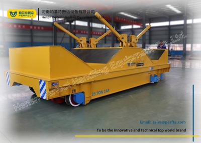 China Rail Powered Steel Tube Coil Transfer Cart Self - Driven No Limited Working Time for sale
