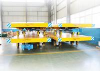 China Basic Metals Heavy Duty Plant Trailer / Material Transfer Trolley Simple Structure for sale