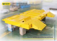 China Anti Rust Solid Tyre Heavy Duty Equipment Trailers / 5 Ton Trailer Two Layers Paint for sale