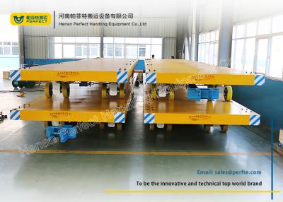 China Easy Operated Heavy Duty Plant Trailer / Material Handling Carts Towing Control for sale