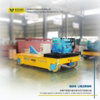 China 100t Heavy Duty Motorized Transfer Cart For Transport Large Machines for sale