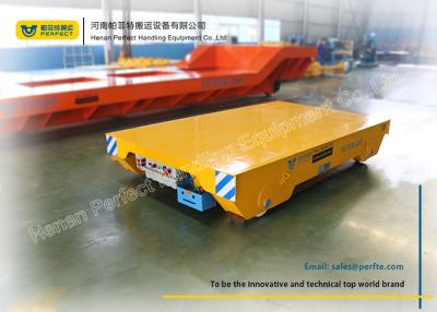 China Shipyard Automatic Material Handling Vehicles Rail Transfer Bogie Small Deviation for sale