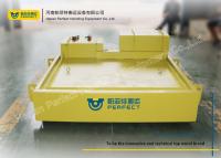 China Steel Frame Rail Transfer Cart / Automatic Guide Vehicle With Weighing Scales for sale