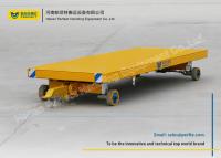 China Four Wheeler Steering Large Plant Trailer Steel Platform Industrial Truck for sale