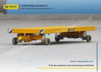 China Four Wheeler Steering Large Plant Trailer Steel Platform Industrial Truck for sale