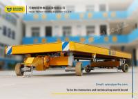 China Four Wheeler Steering Large Plant Trailer Steel Platform Industrial Truck for sale