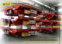 China Assembly Line Steel Motorized Transfer Trolley / Electric Transfer Cart Carriage for sale