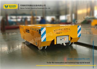 China Steel Billet Coil Transfer Trolley Ladle Transporter Workshop Movable Rail Cart for sale