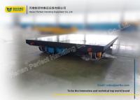 China Black Flatbed Rail Transfer Cart Heavy Load Foundry Transport Car Trailer for sale