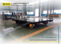 China Black Flatbed Rail Transfer Cart Heavy Load Foundry Transport Car Trailer for sale