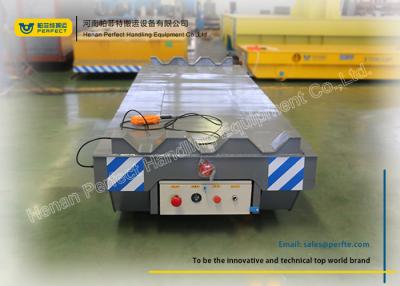 China Gray Self - Driven Battery Transfer Cart Easy Operation For Factory Production Line for sale