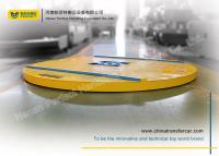 China transfer cart with turnplate on rail achieves 360 degree rotation Material Handling Turntable for sale