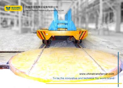 China Motorised Turntable Industrial Automated Guided Carts Electric Driven Platform Trolley for sale